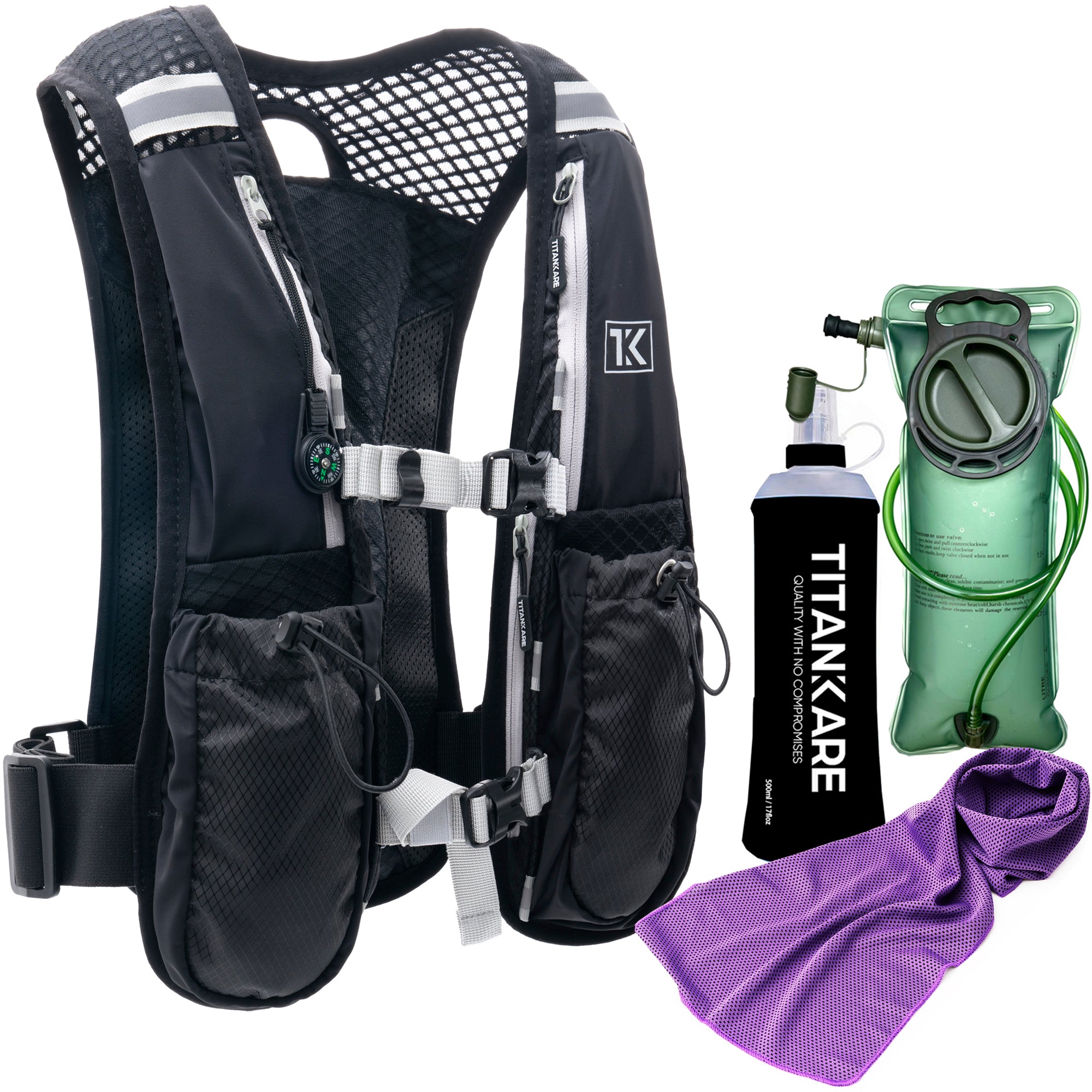 TITANKARE Running Vest Elite Plus – Advanced Hydration Vest for Runners